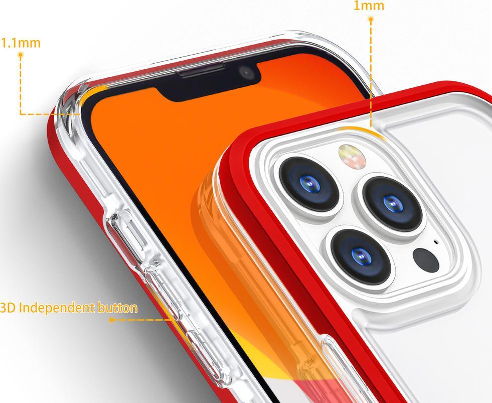 Kutia mbrojtese Hurtel Clear 3in1 per iPhone 13 Pro Max, xhel | Gjirafa50