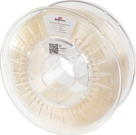 Filament 3D Spectrum PLA Premium Translucent, 1.75mm, 1kg, transparent ...