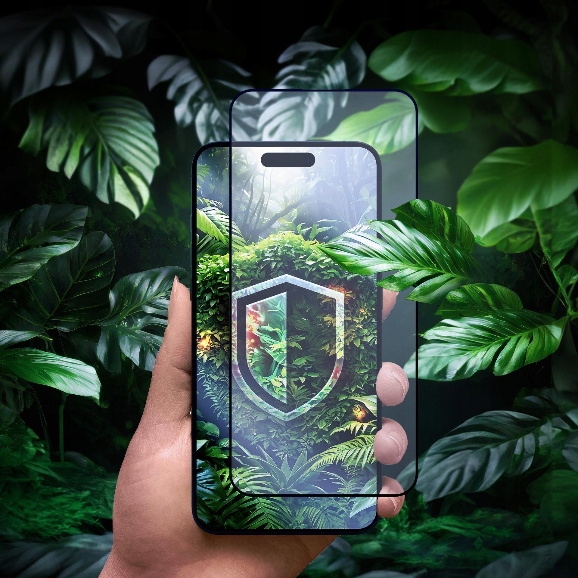 Xham mbrojtes 3MK HardGlass Max Eco, per iPhone 15 Pro, 9H, | Gjirafa50