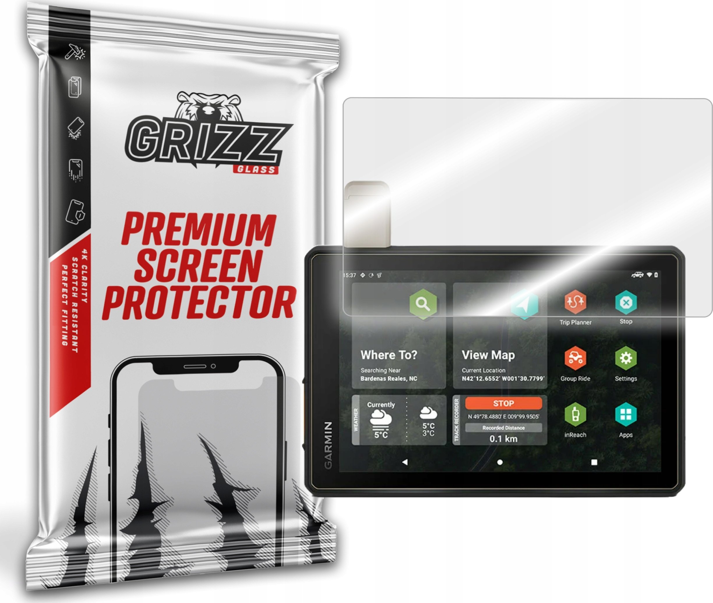 Xham hibrid mbrojtes GrizzGlass HybridGlass, per Garmin Tread | Gjirafa50