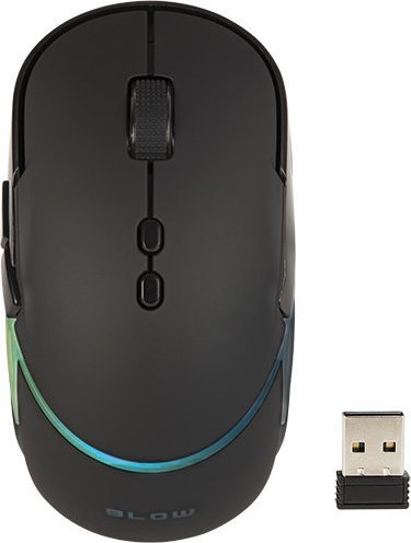 Mouse pa tela Blow Neon Adrenaline, optik, RGB, i zi | Gjirafa50