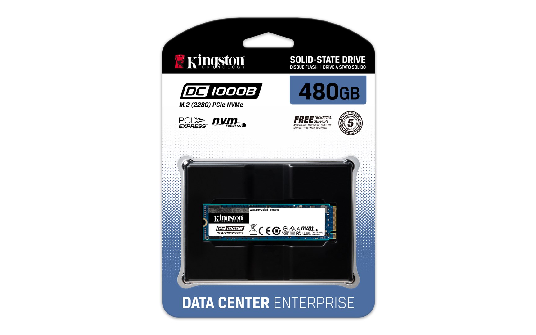 Disk SSD Kingston Data Center DC1000B, 480GB, M.2 NVMe | Gjirafa50