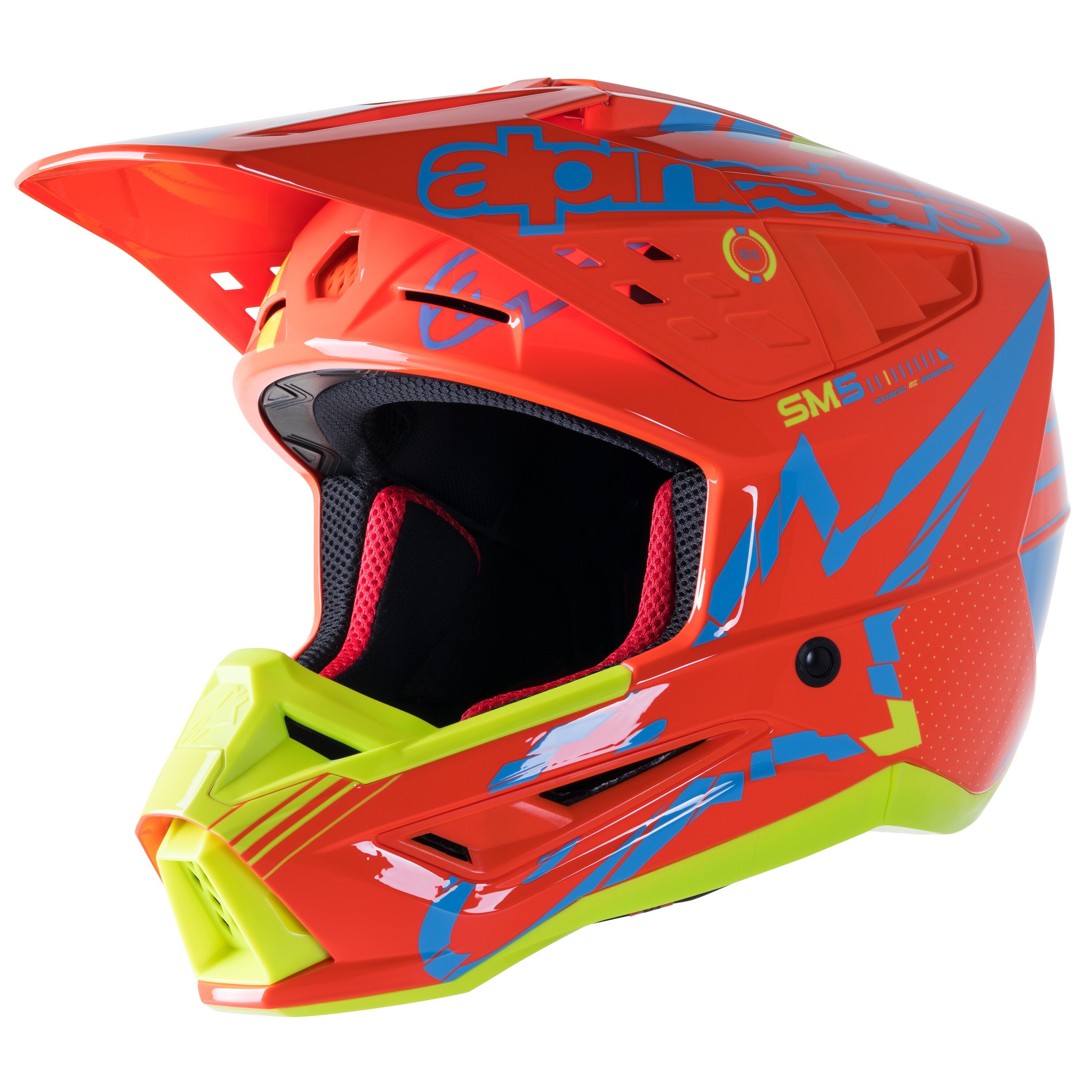 Helmete motocross Alpinestars S-M5 Action 2, madhesia XL, neon | Gjirafa50