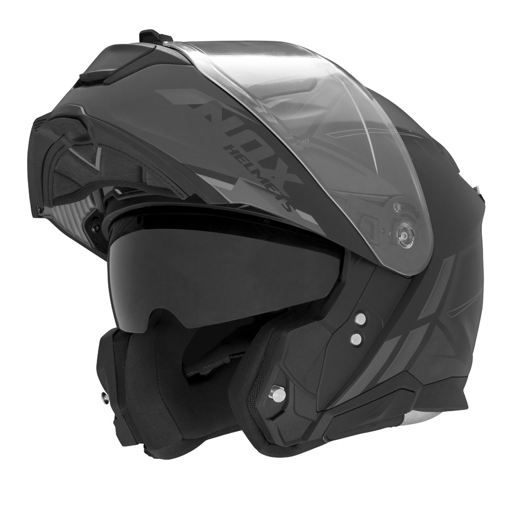 Helm motociklete modular Nox N967 Synchro, polikarbonat, sistem | Gjirafa50
