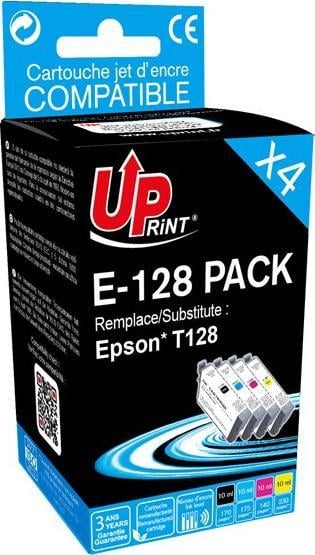 Karikatore boje per printer Epson T1285 Fox E-128 Upprint, set 4 ...