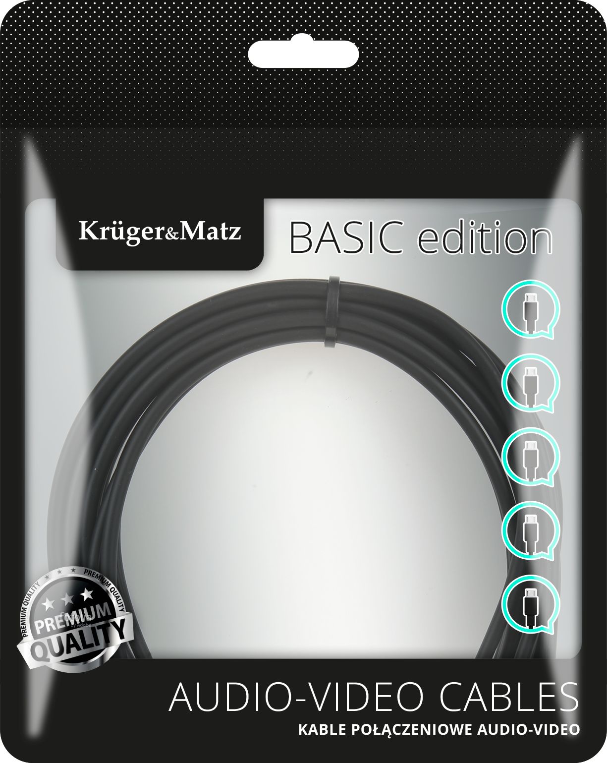 Kabllo optike audio Kruger&Matz KM1223 Toslink, 2m, e zeze | Gjirafa50