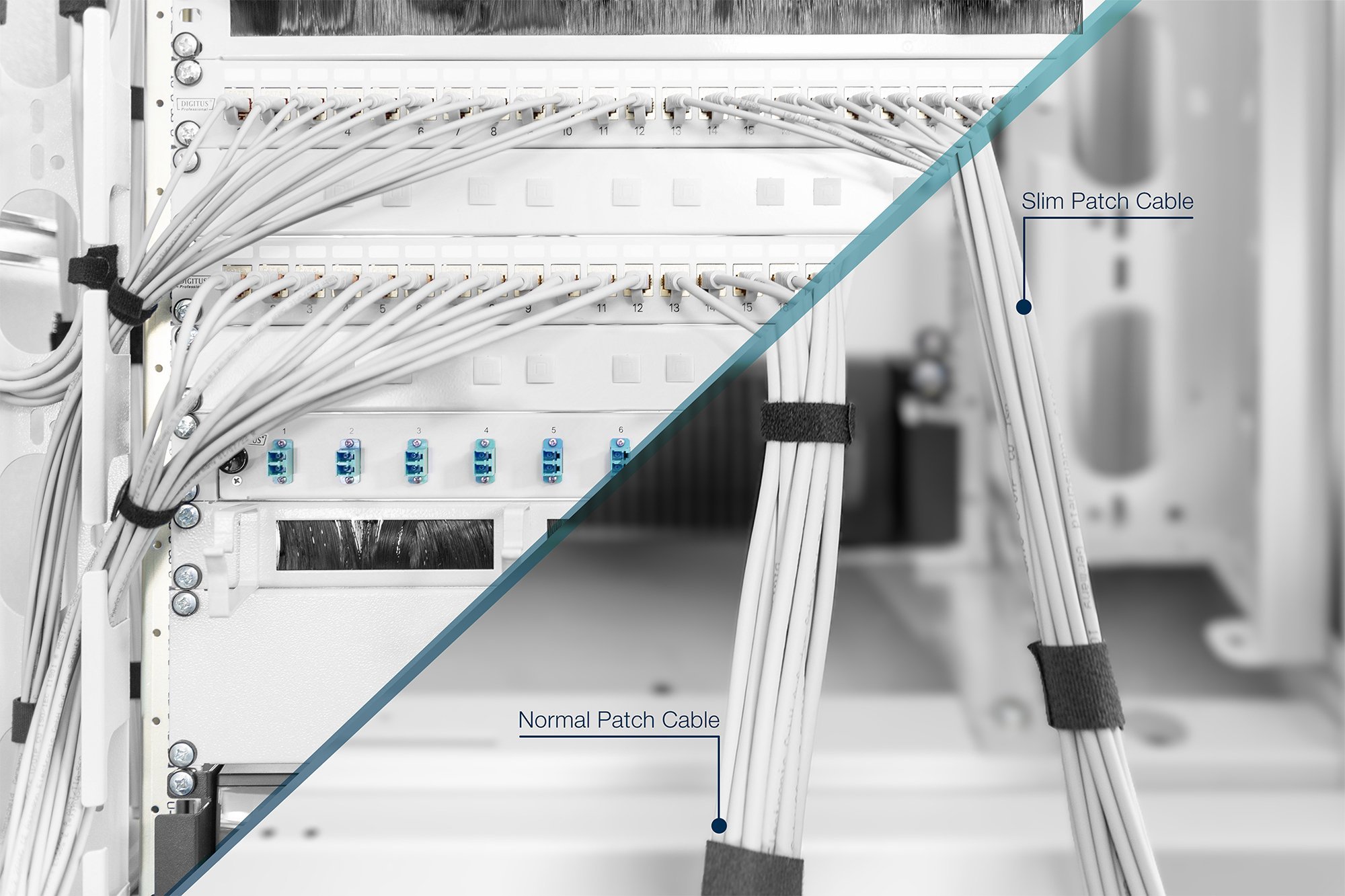 Kabllo rrjeti DIGITUS Patch, CAT 6A U UTP, 5 m, gri | Gjirafa50